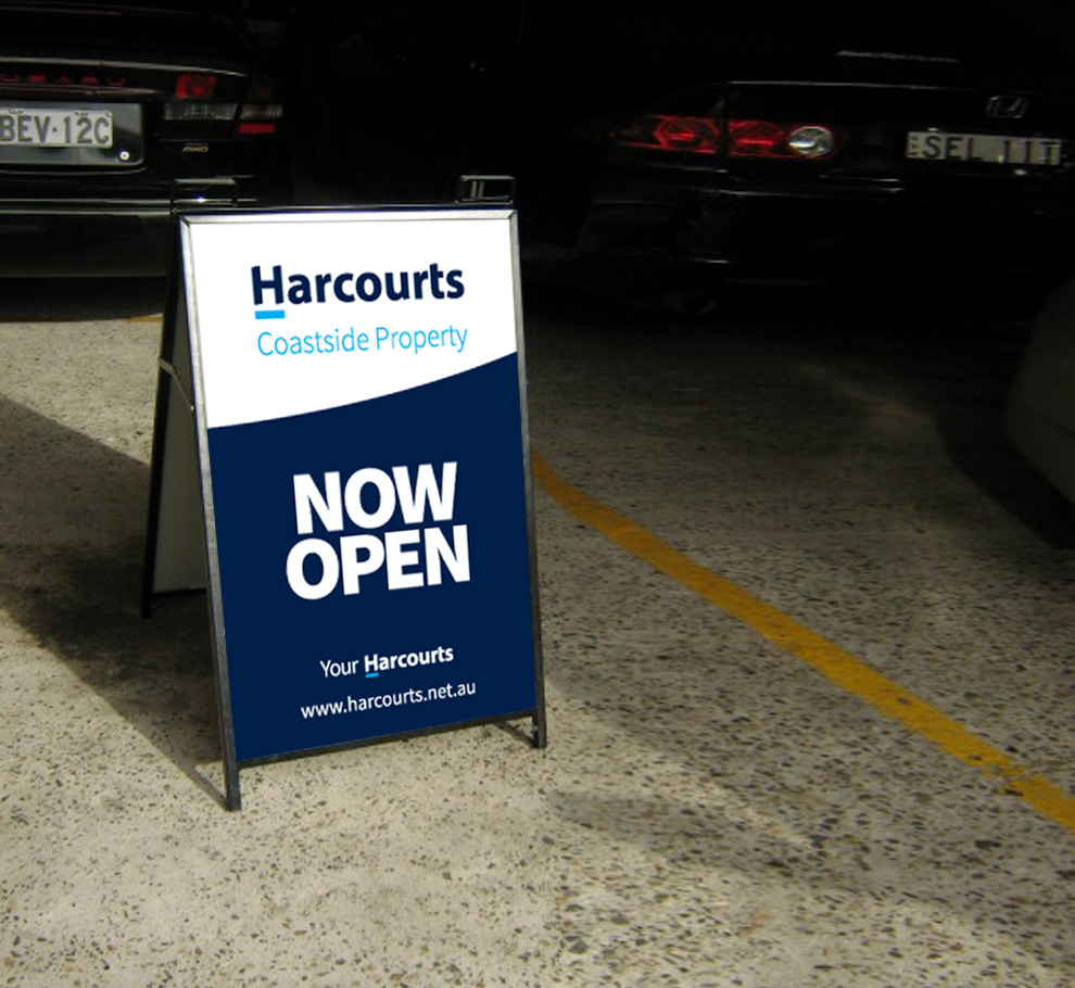 A Frames are a mobile and light weight option for outdoor signage